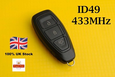Genuine Ford Fiesta Focus Kuga Puma smart key ID49 433Mhz K1BT-15K601 ...