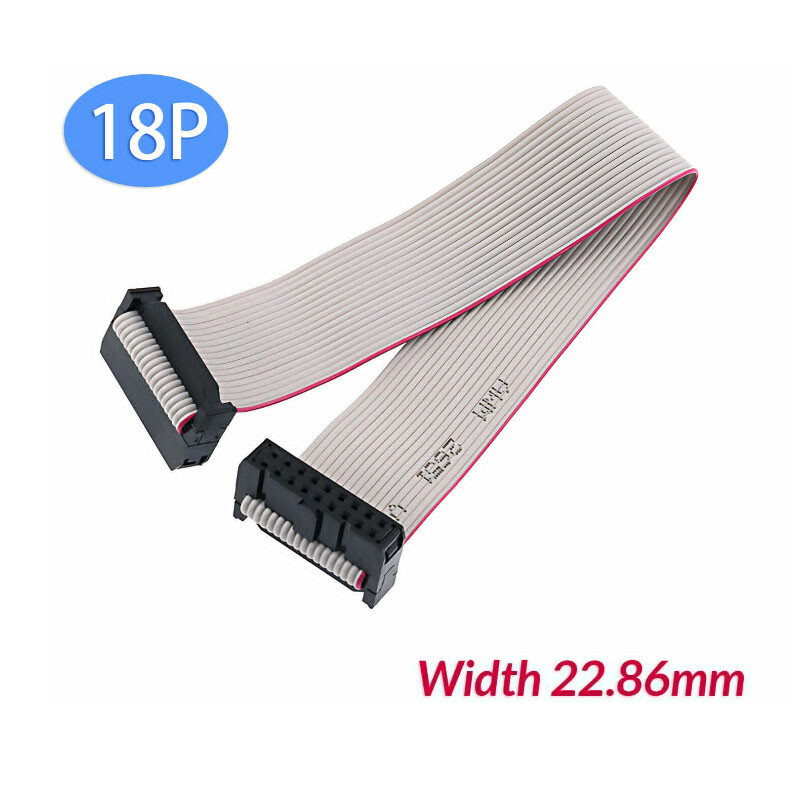 IDC 6-64 Pin Flat Ribbon Cable Female Connector, 2.54MM Pitch Length ...