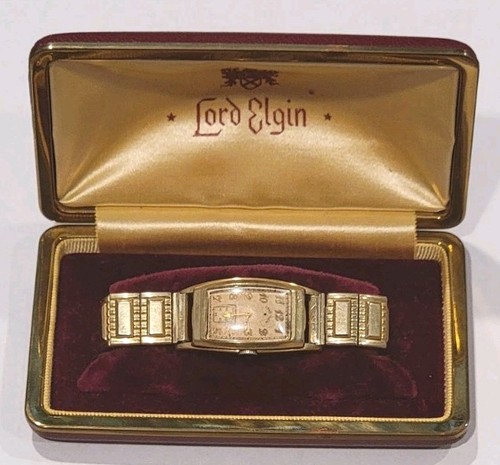 Vintage Lord Elgin 1938 21j 14k Gold Filled Overhauled Original Case ...