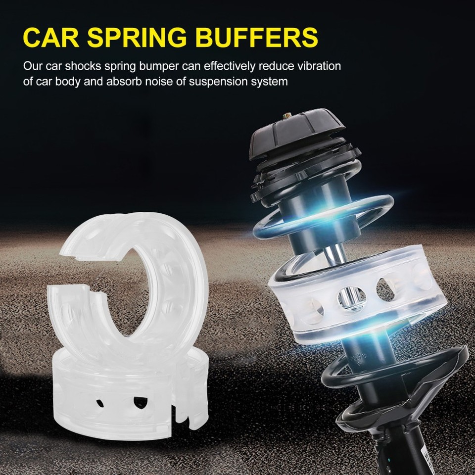 2Pcs Car Spring Buffers Rubber for Enhanced Comfort and Stability in ...