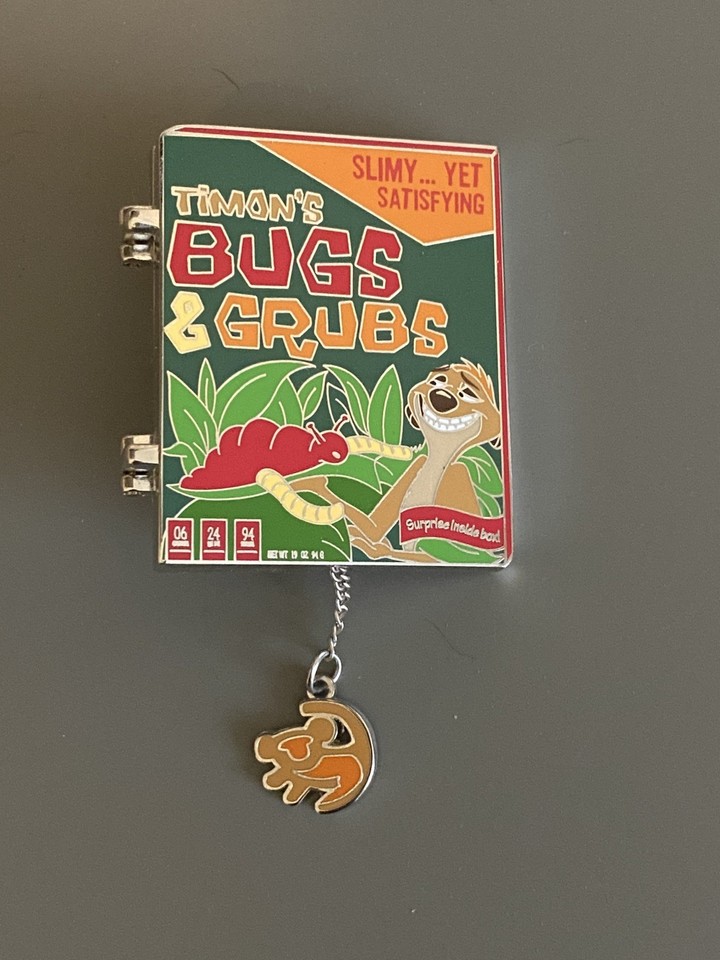 Disney Lion King Timon’s Bugs & Grubs Cereal Box LE Pin | eBay