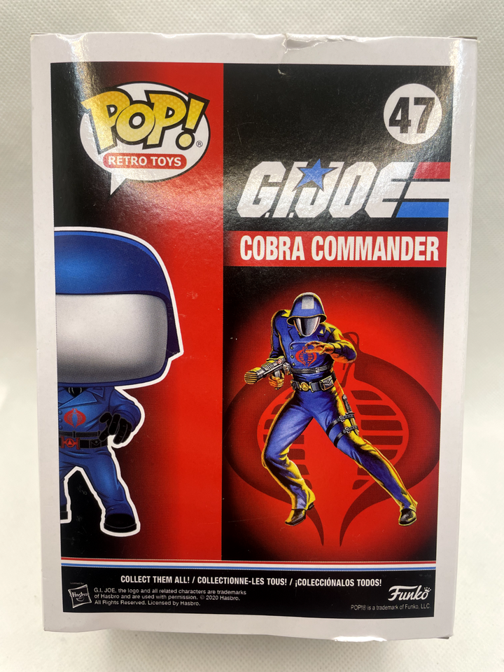 Funko Pop! G.I Joe - Cobra Commander #47 GameStop Exclusive | eBay