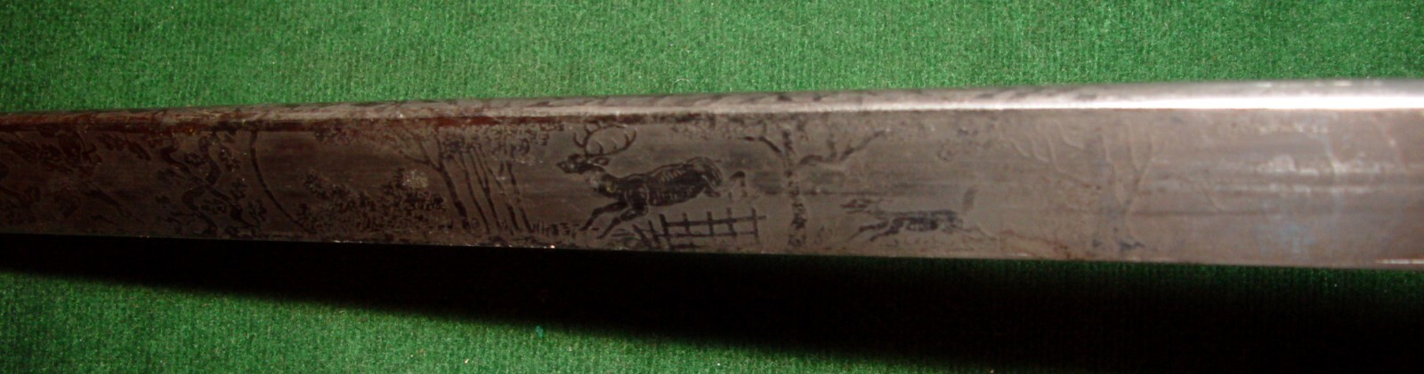 Antique Imperial German or Prussian Hirschfanger Hunting Short Sword or ...