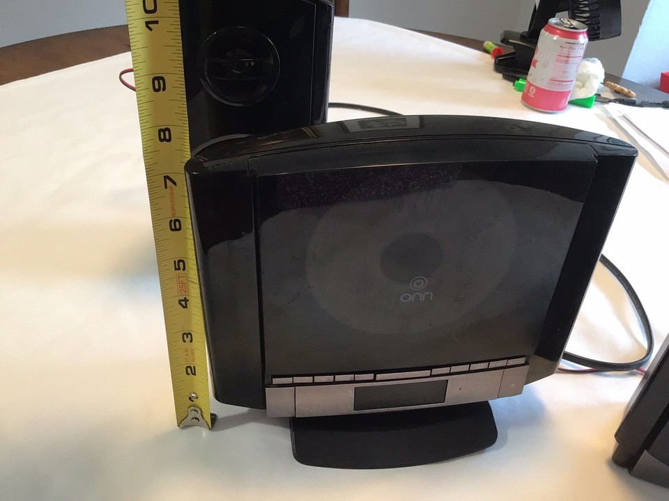 ONN Mini Stereo System CD Player, With Pair 4" ONN Speakers ONA12AV024 ...