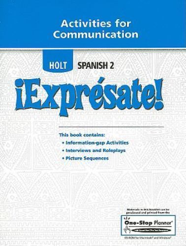 Holt Spanish Ser.: Expresate : Activities for Communication by Rinehart ...