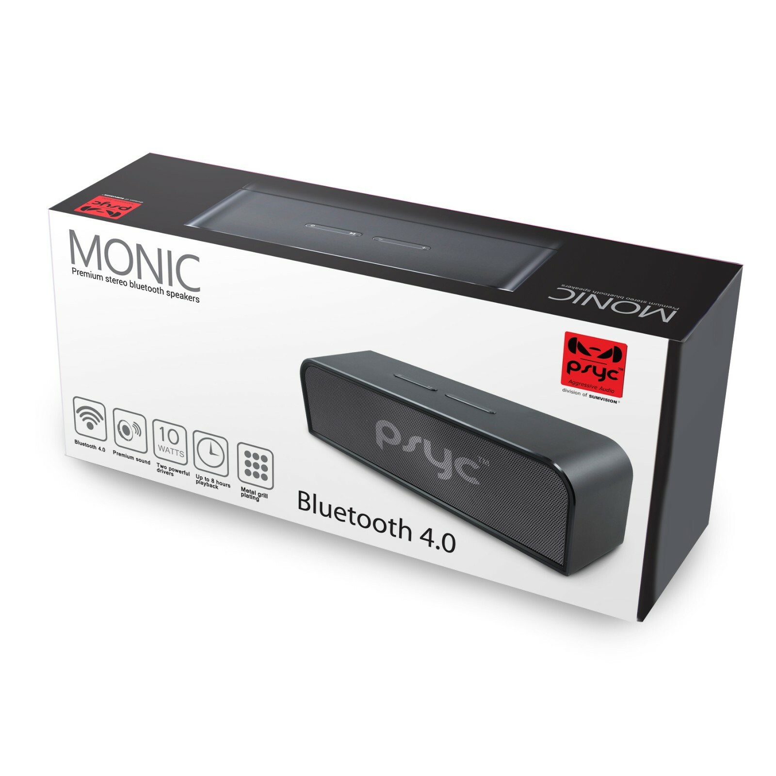 Sumvision Psyc Monic Bluetooth Wireless Portable Speaker for Smartphone ...