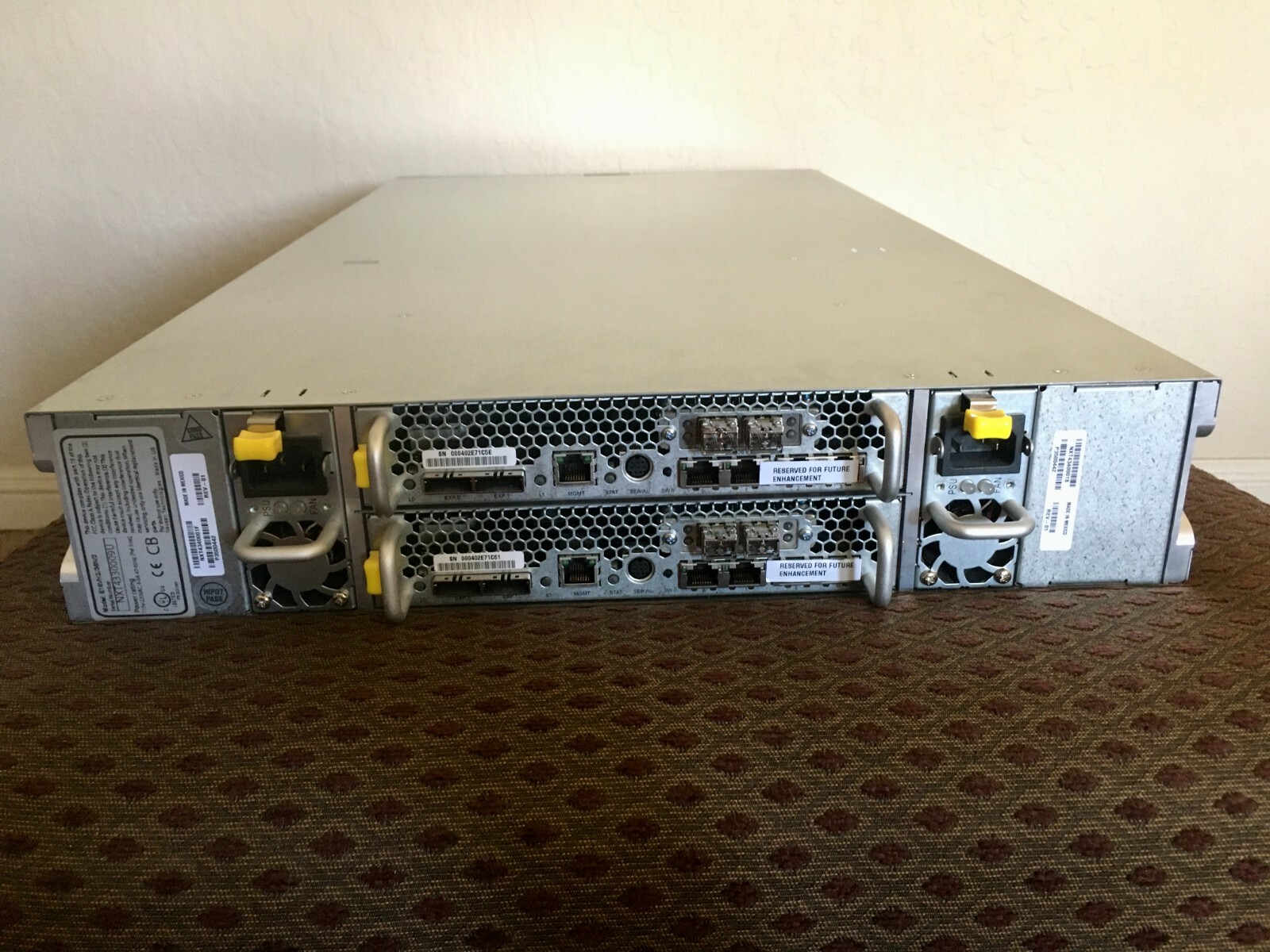 Nexsan E-Series E18X 18x 4TB SAS SAN 72TB Expansion Array Dual SAS ...
