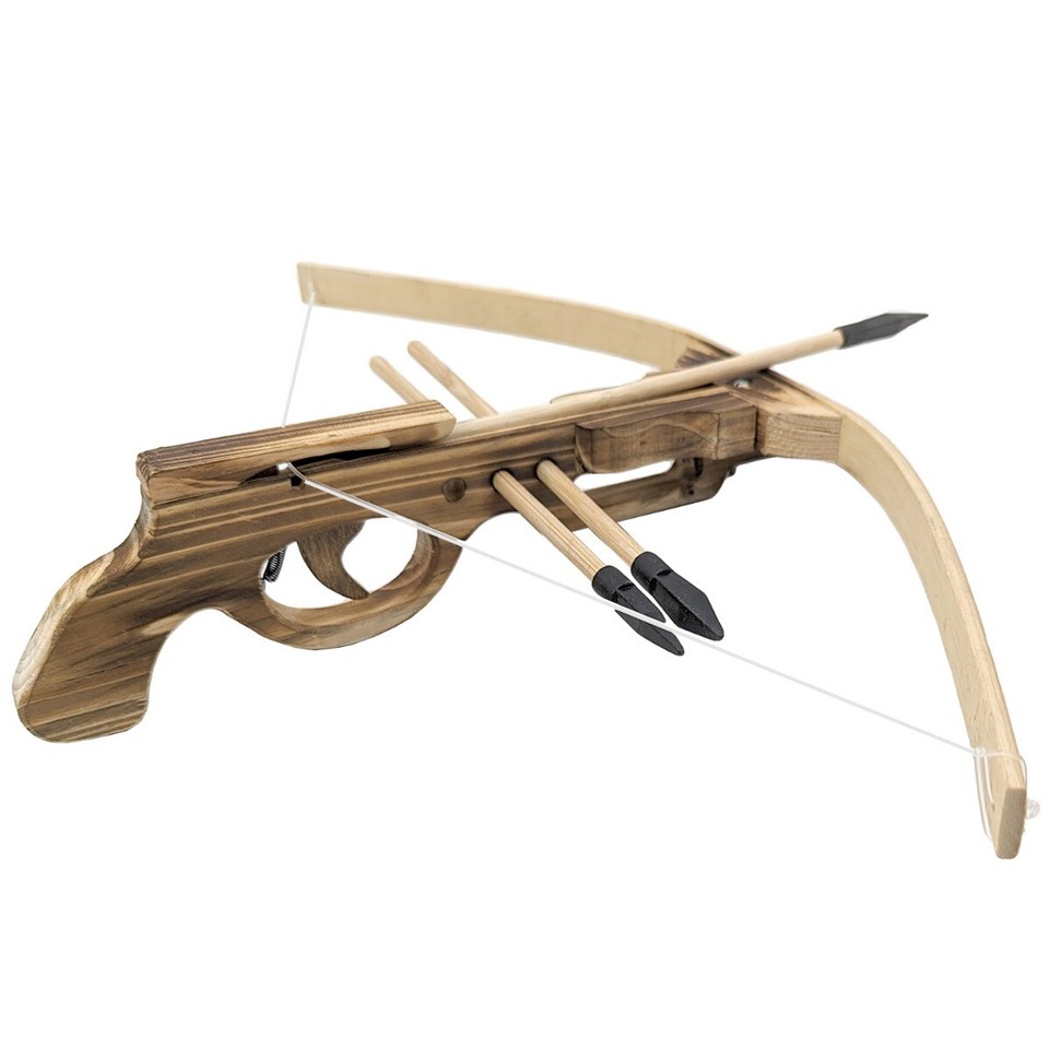 Toy Cross Bow&Arrow Archery Shooting Crossbow Set Wood&Bamboo for Kid ...