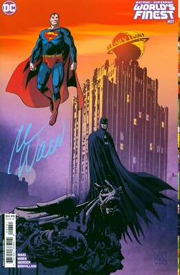 World's Finest #27 SUPERMAN BATMAN signed by Mark Waid NM COA INCLUDED ...