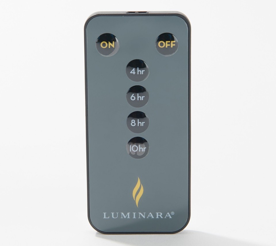 Luminara S/2 Flameless 7" Pillars w/ Remote IVORY Battery Candles ...