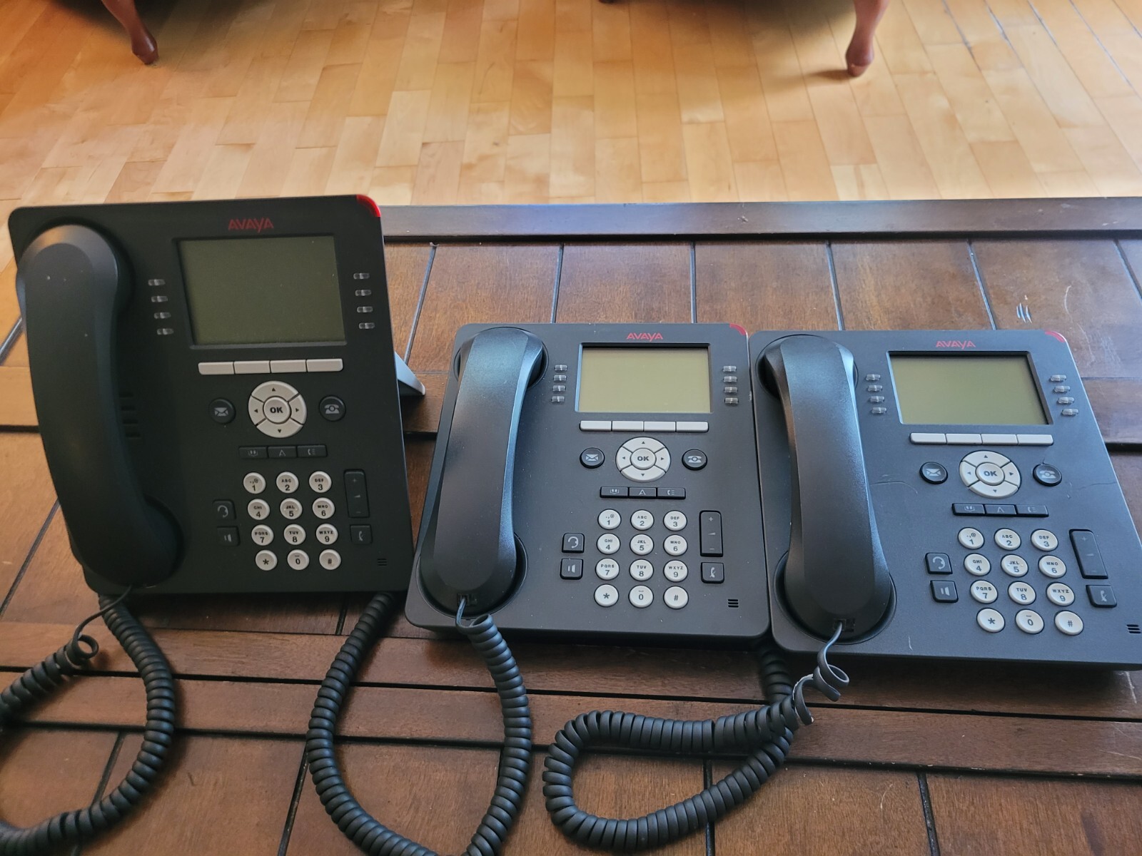 Set of 3 Working Avaya 9408 Digital Deskphones With 1 Stand 700508196 ...