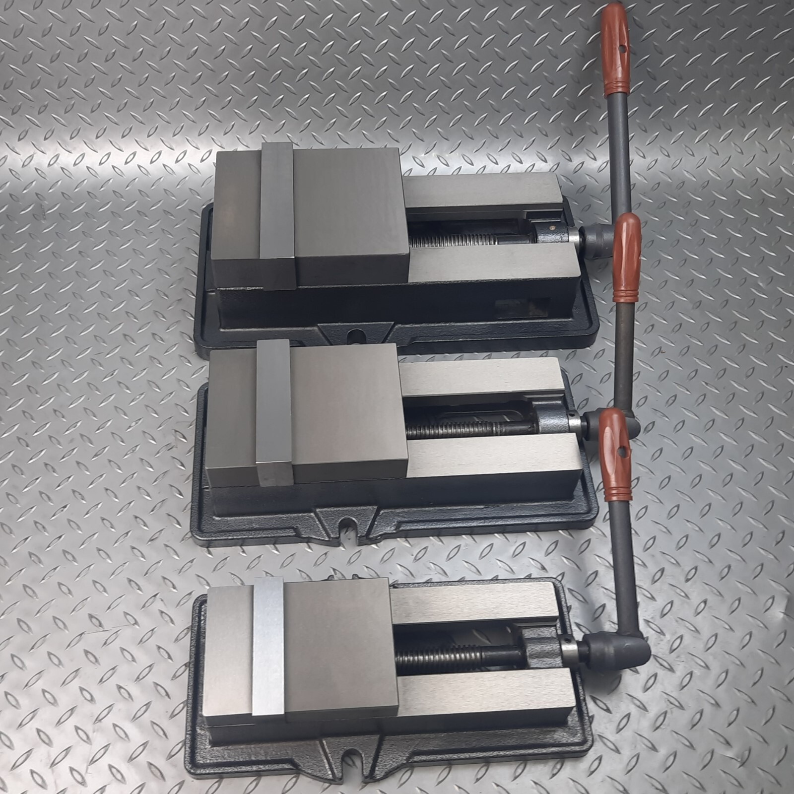 Milling Machine Vice 100mm Benchtop Lockdown Clamp Metal Work | eBay