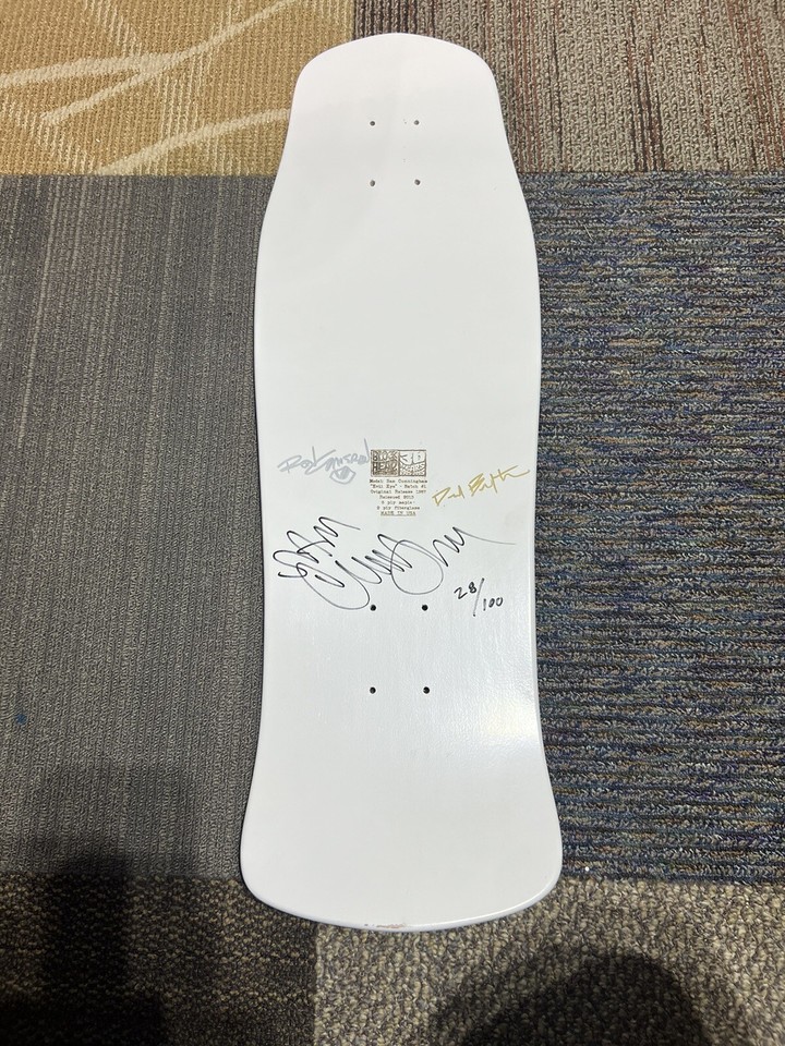 Skateboard Sam Cunningham Blockhead Ron Cameron reissue signed | eBay