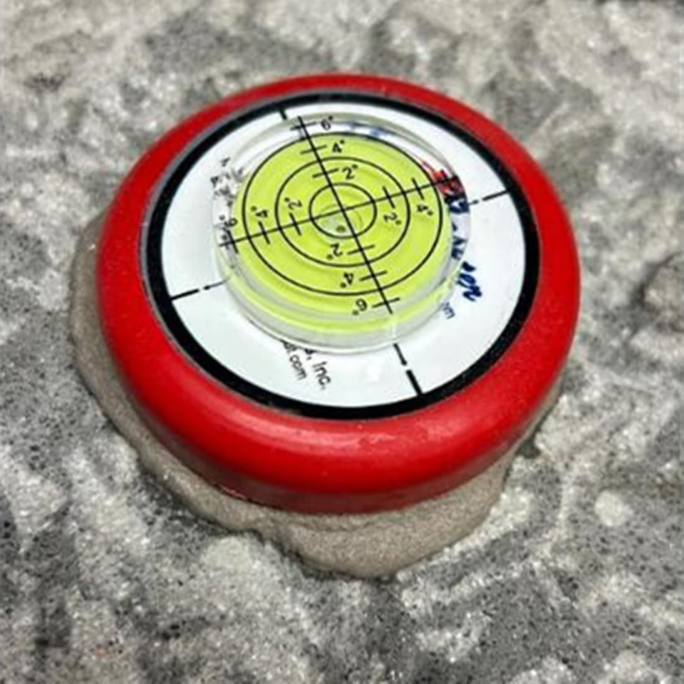 3Pcs Circular Bubble Level Bullseye Degree Marked Surface round Spirit Levels Me | eBay