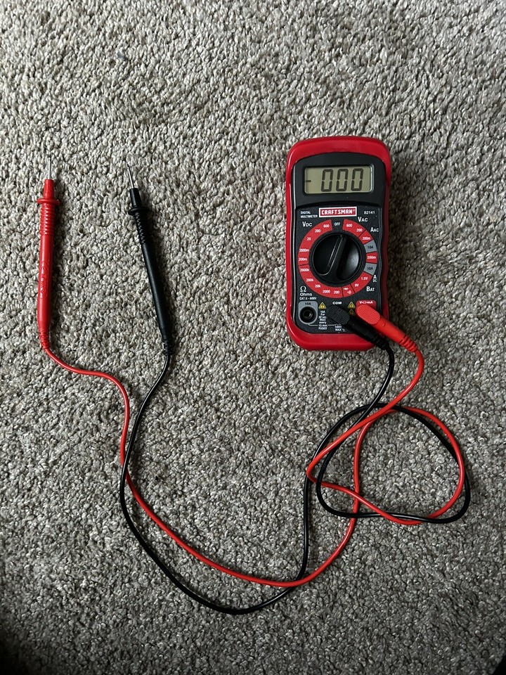 Craftsman 34-82141 8 Function Digital Multimeter 887327821415| eBay