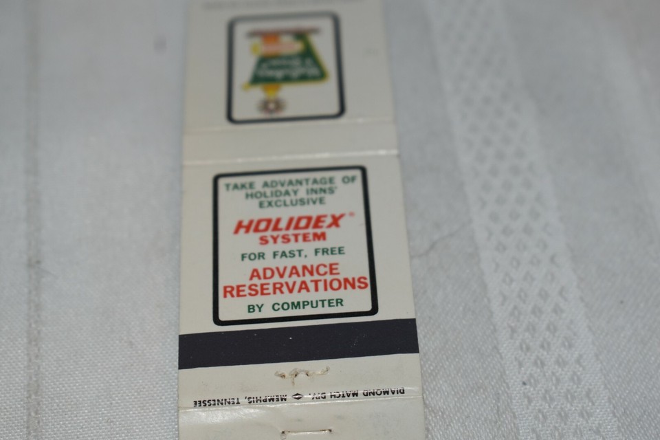 Holiday Inn Anaheim California Holidex 20 Strike Matchbook Cover | eBay
