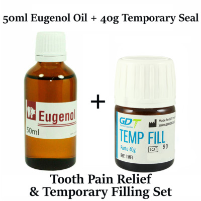 Dental Emergency Toothache Broken Tooth Pain Relief Eugenol + Temporary ...