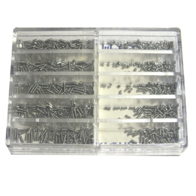 670 Pcs Watch Screw Assortment Watchmaker Fasteners Screws Stainless ...