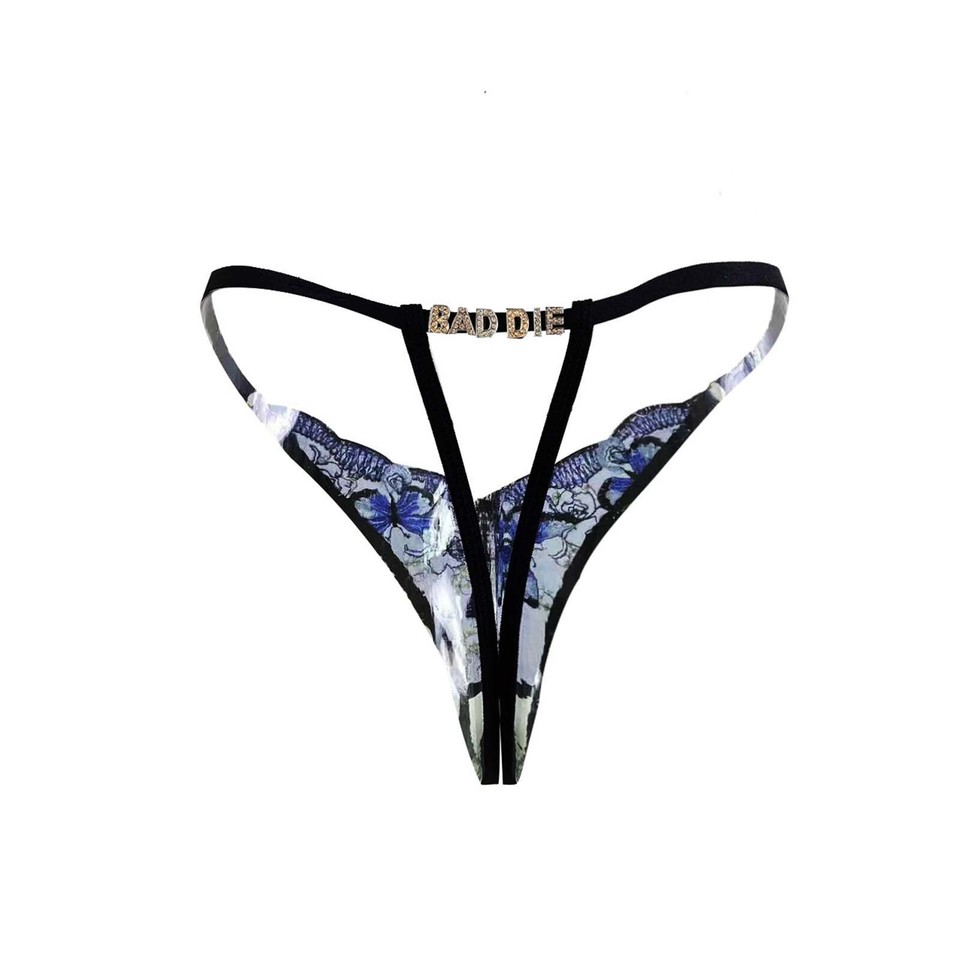 Womens Sexy Sheer Thong Panties Lace Low Rise G String Lingerie Ebay