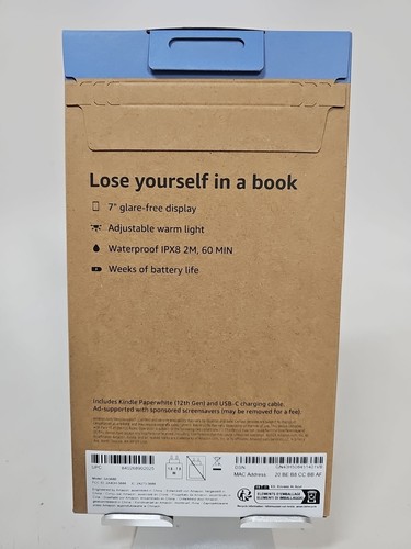 Amazon 7" Kindle Paperwhite 12th Gen 16GB Latest Model Raspberry Color ...