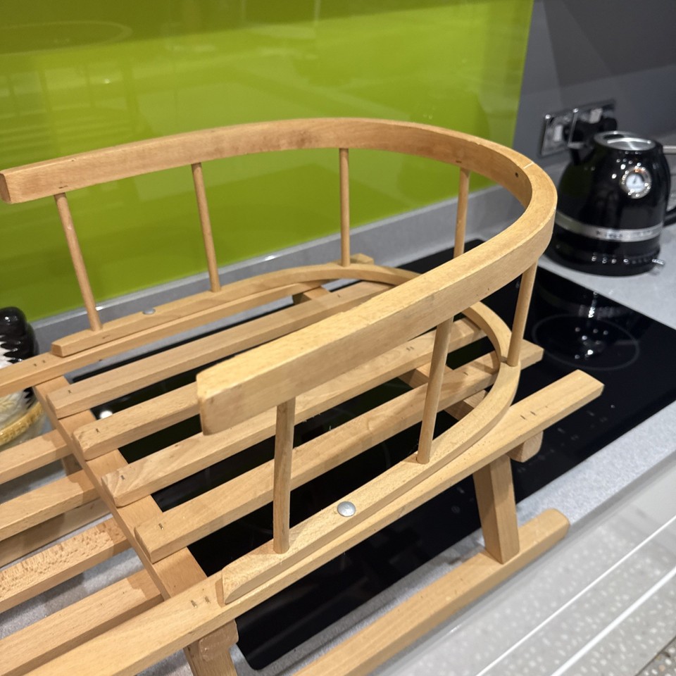 Vintage Wooden Sleigh / Sledge | eBay