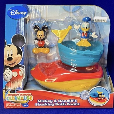Mickey & Donald's Stacking Bath Boats --NEW Mickey Mouse Clubhouse ...