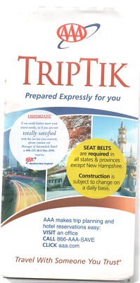 AAA Triptik MDI to Philadelphia 2010 Good Shape | eBay