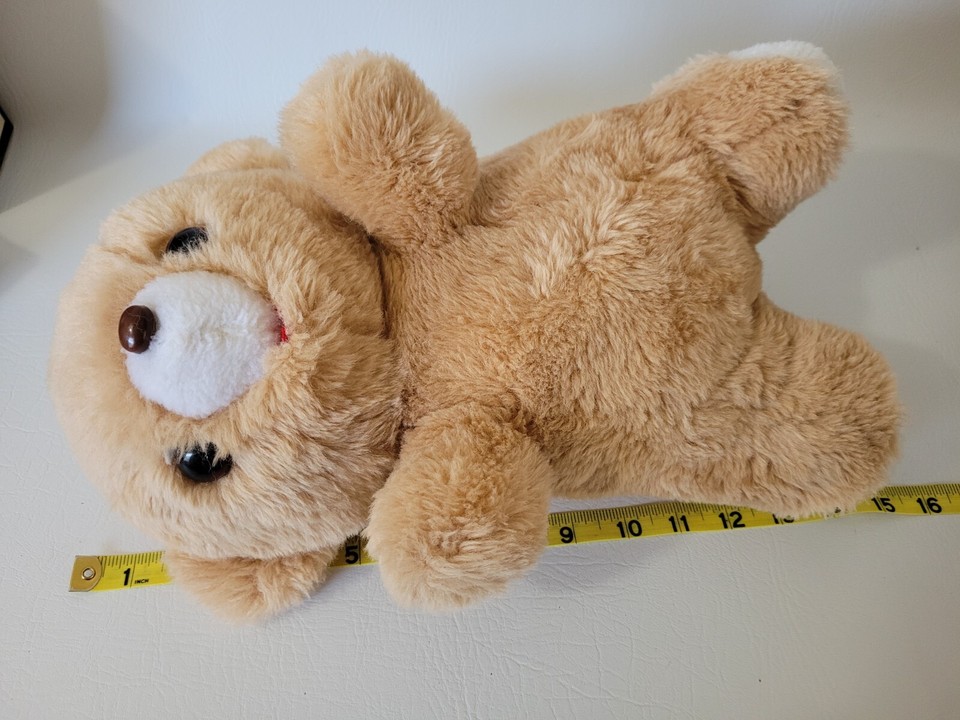 Vtg Rare 1976 Gund Teddy Bear 15" Light Brown Plush Stuffed Animal ...