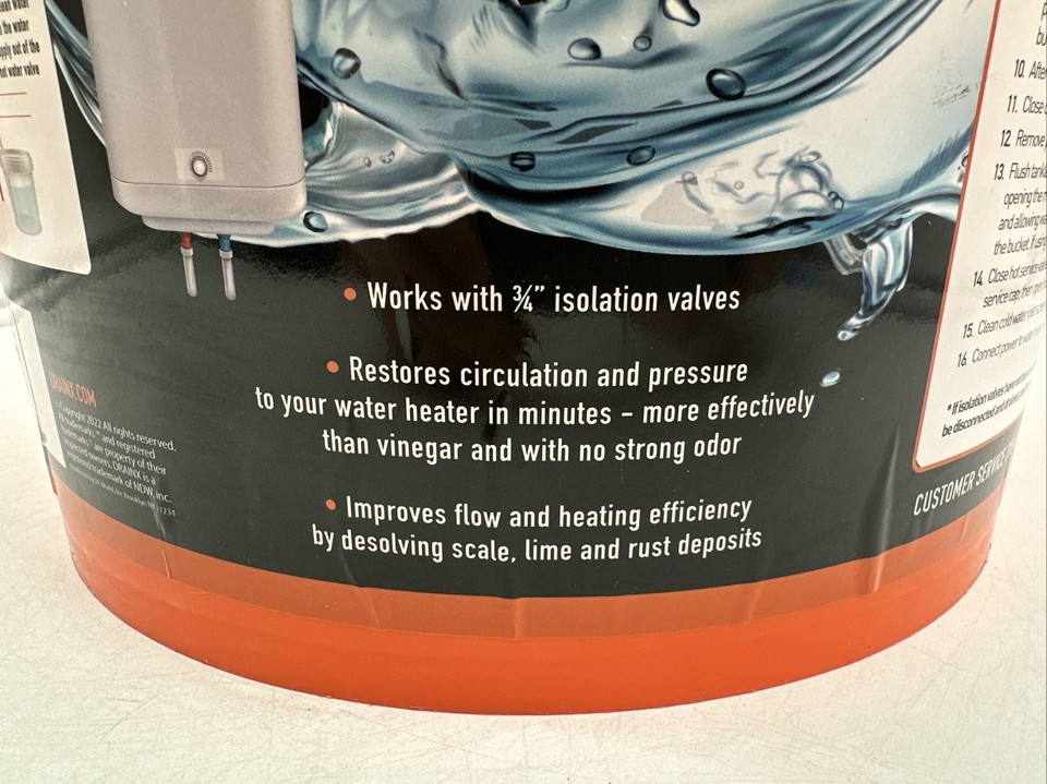 Tankless Water Heater Descaler Kit DrainX DXP1-1110 | eBay