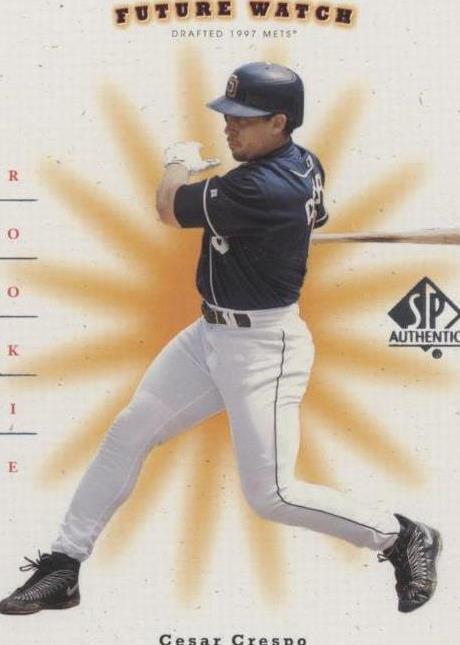2001 SP Authentic - Future Watch Cesar Crespo #135 Missing Serial ...