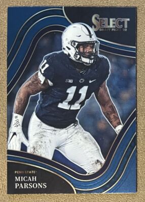 2022 Panini Select Draft Picks Field Level Blue Micah Parsons #176 | eBay