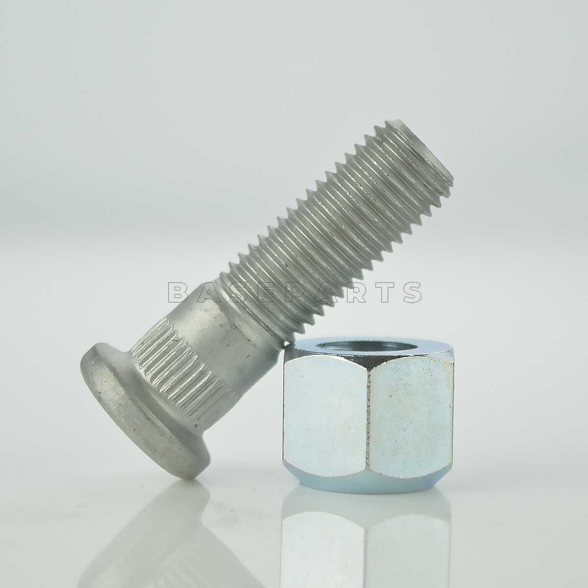 20x Goujon Cannelé Avec Écrou Cone Composite M12x1,5 x 46mm pour Ford ...