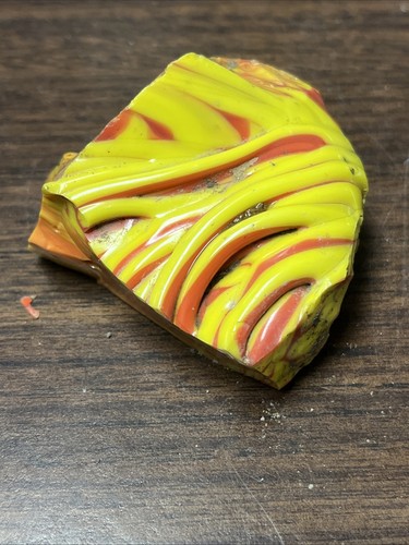 Akro Agate Prizename Red & Yellow Cullet Glass From Dig @ Factory ...