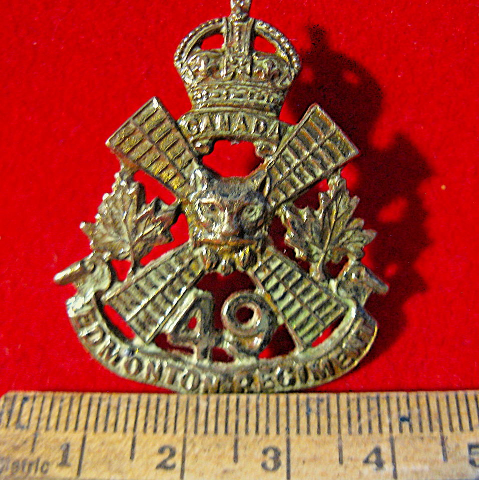 Canada: WWI Era 49th Edmonton Regiment Badge | eBay