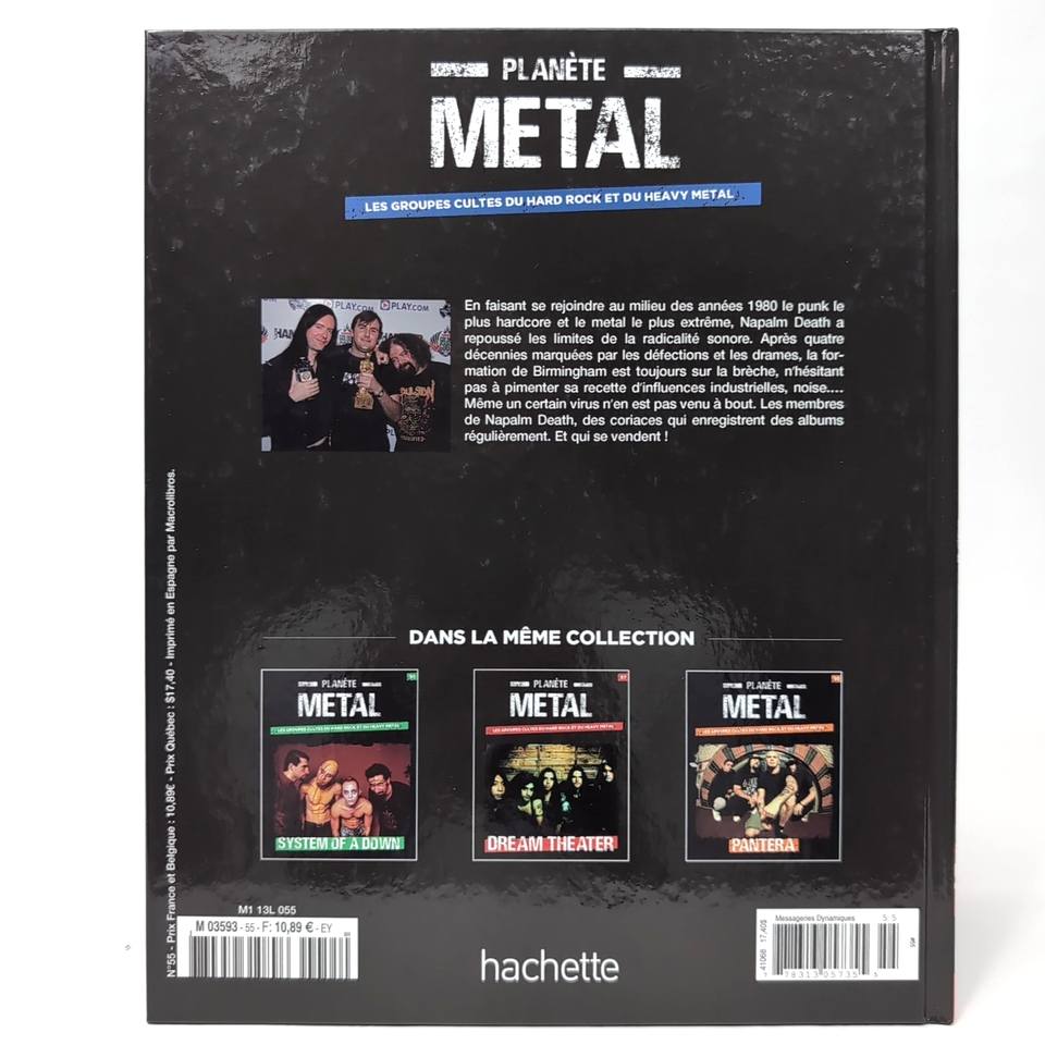 Planet Metal Napalm Death Book Nº55 • 63 Pages Hardcover French Edition ...