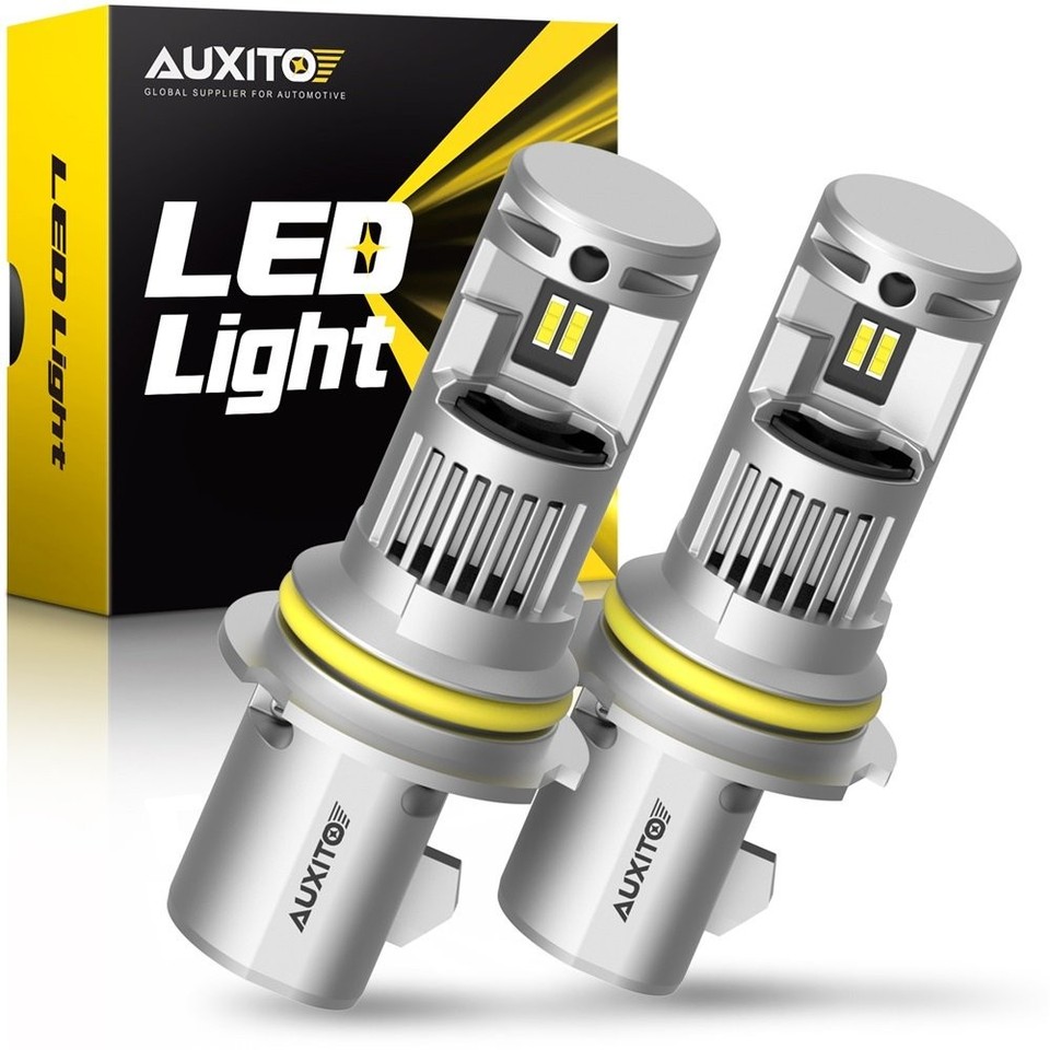 4X 9007/HB5 LED Headlight bulb Kit 6000K White High Low Beam Light ...