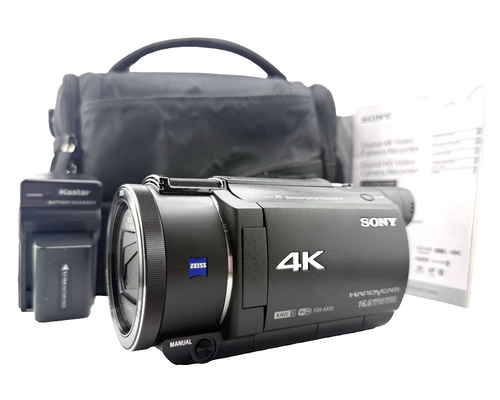 Sony FDR AX53 Handycam Video Camcorder 16.6 MP 4K Ultra HD WiFi Tested ...