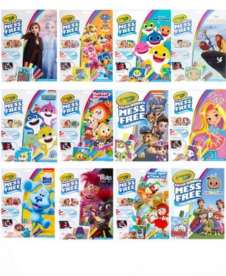 Crayola Color Wonder Coloring Book & Marker Mess Free, Frozen -Paw ...