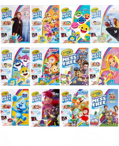 Crayola Color Wonder Coloring Book & Marker Mess Free, Frozen -Paw ...