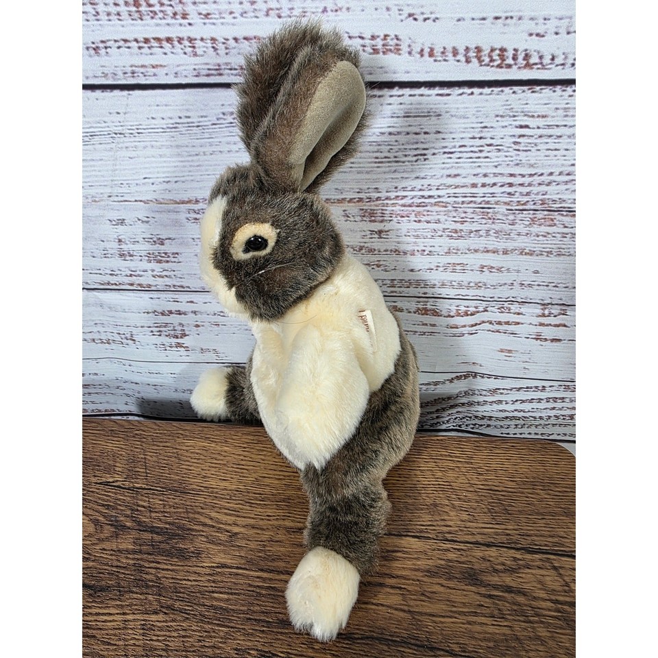 Folkmanis Hand Puppet- Brown & White Rabbie/Bunny | eBay