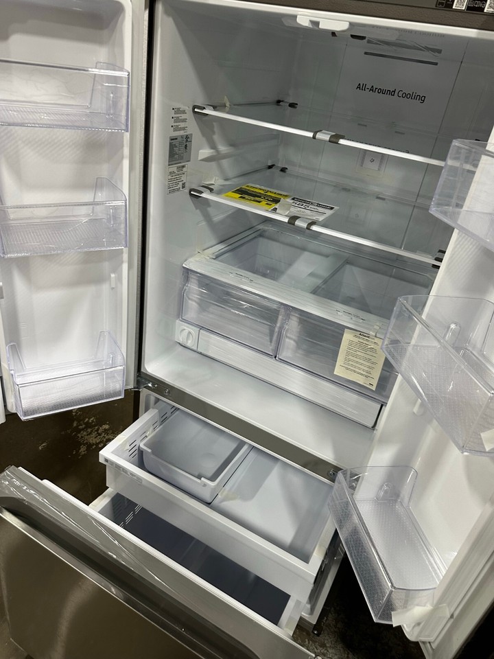 Samsung RF22A4121SR 30 Inch Smart French Door Refrigerator with 22 Cu ...