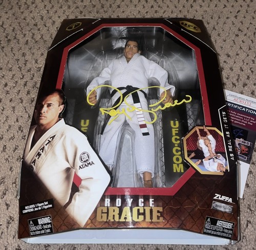 ROYCE GRACIE SIGNED ACTION FIGURE TOY JSA AUTOGRAPH UFC LEGENDS MMA | eBay