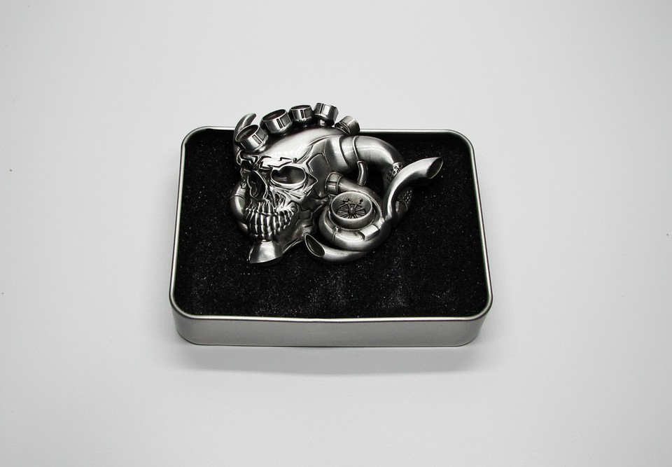 LIMITED 3D MOTORHEAD SKULL ZINC ALLOW METAL 3D EMBLEMS STICKERS DECAL ...
