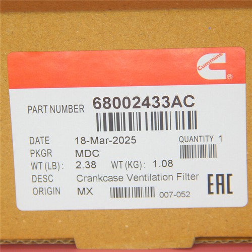 Original CUMMINS New Crankcase CCV Filter for 2007-2020 Dodge Ram 6.7L ...