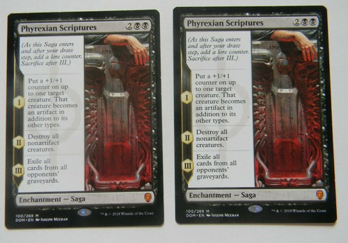 PHYREXIAN SCRIPTURES : MTG : 2018 : DOMINARIA : VERY FINE : PRICE PER ...