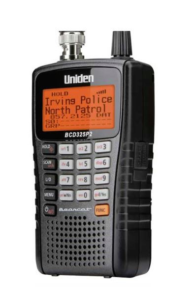 Uniden Police Scanner BCD325P2 Digital Radio Handheld Mobile Trunking ...