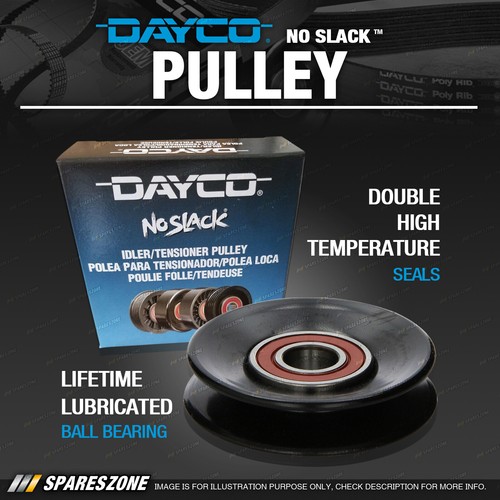 Dayco Idler Pulley for Audi A4 B8 B7 A5 8T A6 C6 C7 A8 D3 Q5 8R 3.0L 3. ...