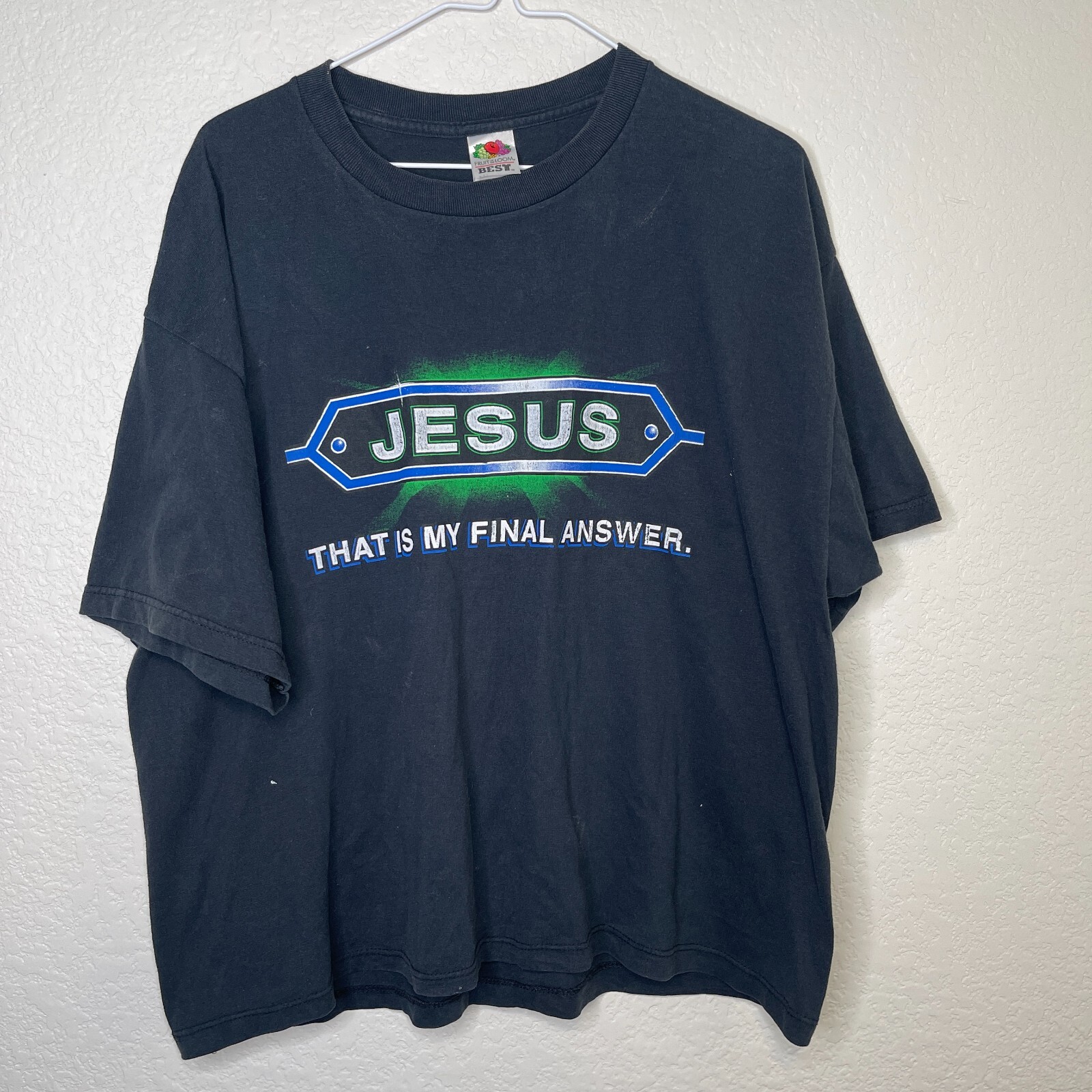 Very Rare Vintage JESUS That's My Final Answer T Shir… - Gem