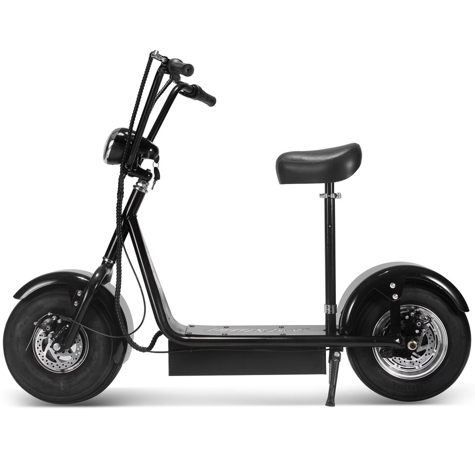 MotoTec FatBoy 48V 800W Wide Tire Powerful Electric Scooter ...