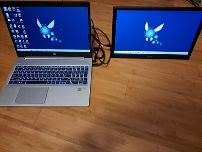 hp probook i7 laptop with ACER dual monitor. Will be factory reset. | eBay